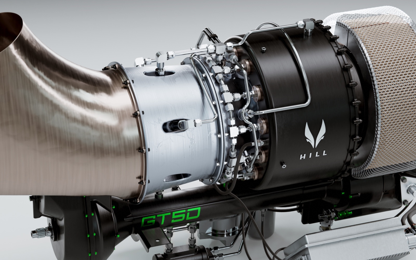 New Hill GT50 Turbine Engine - HILL HELICOPTERS