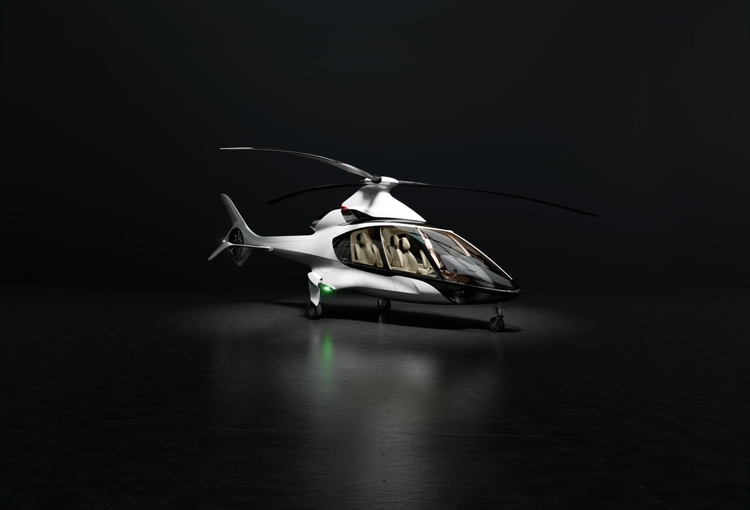 Exterior Concept - Private Helicopter - HILL HELICOPTERS