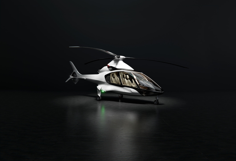 Exterior Concept - Private Helicopter - HILL HELICOPTERS