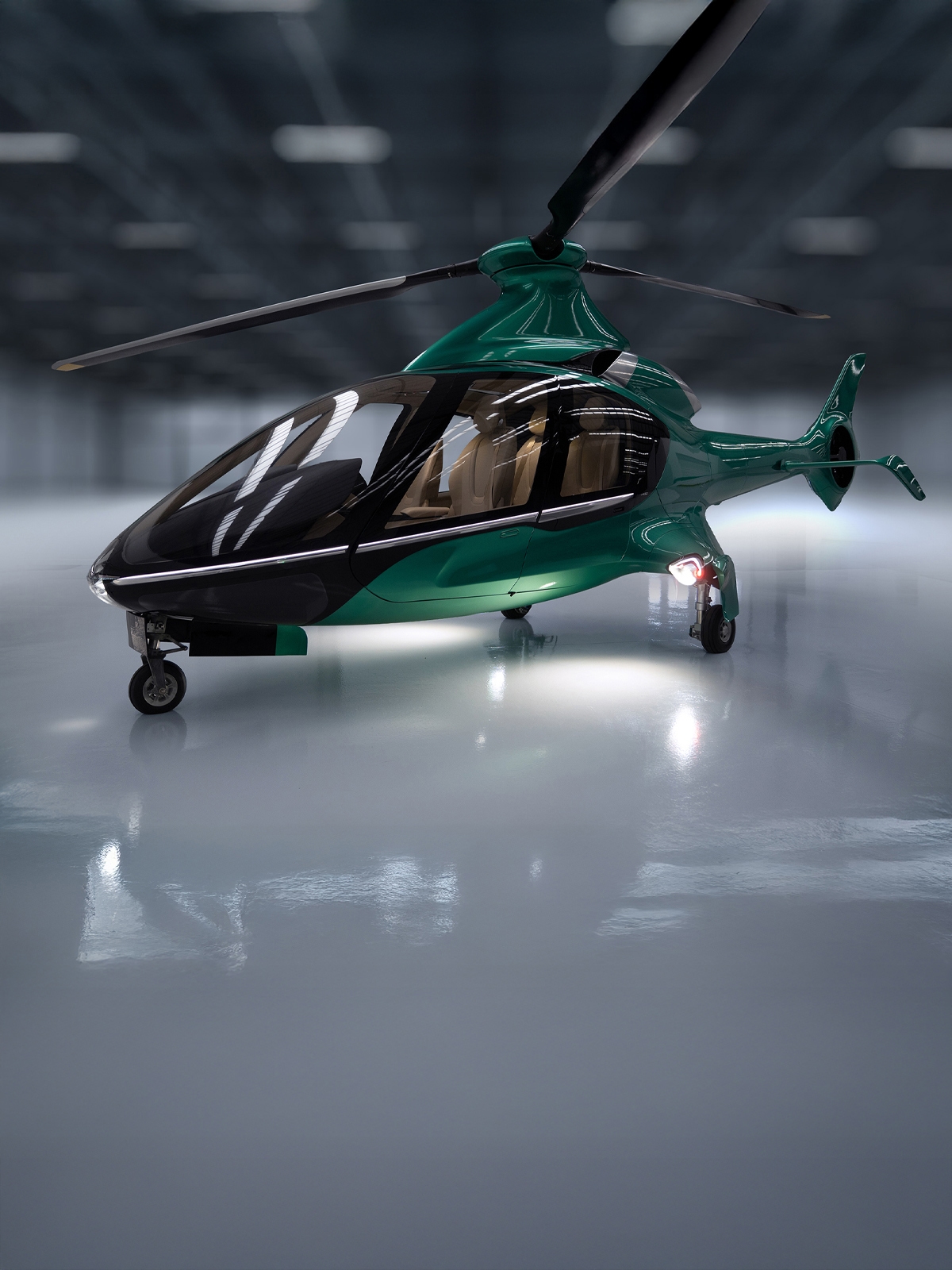 Exterior Concept - Private Helicopter - HILL HELICOPTERS