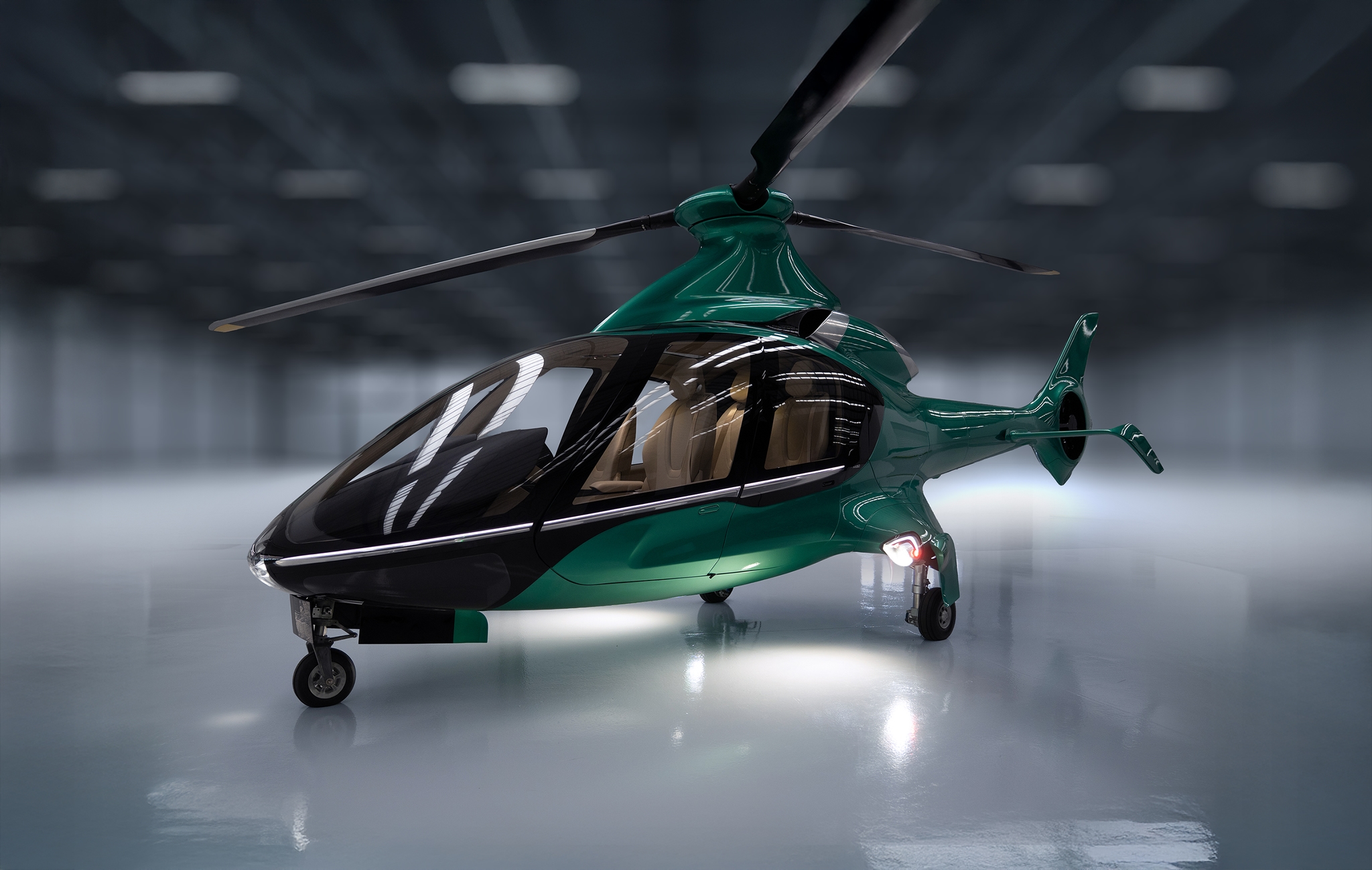 Exterior Concept - Private Helicopter - HILL HELICOPTERS