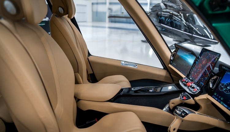 Interior Concept - Private Helicopter - HILL HELICOPTERS