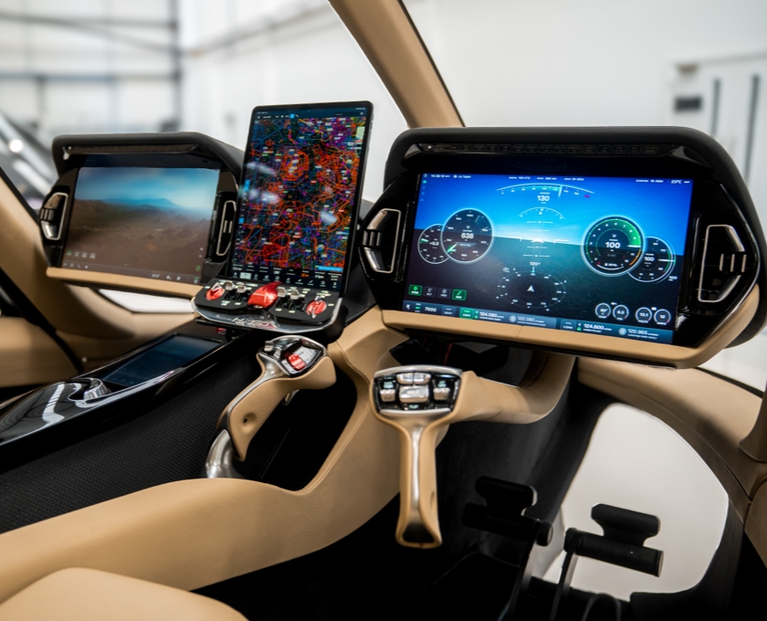 Interior Concept - Private Helicopter - HILL HELICOPTERS